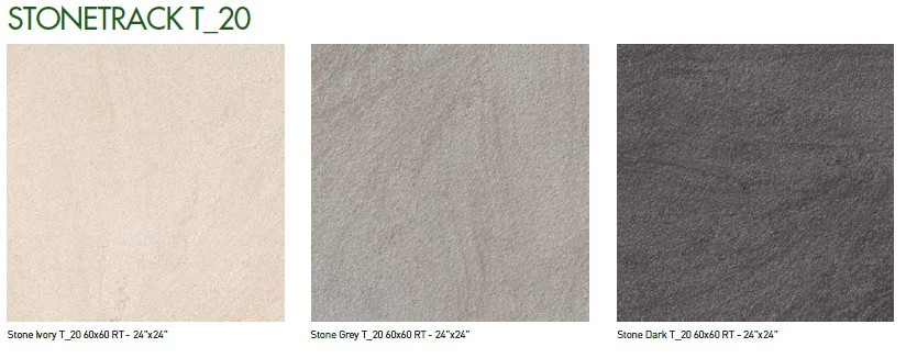 Carrelage en grès cérame 60x60 épaisseur 2 cm sur plot StoneTrack T_20 Supergres Supergres ...